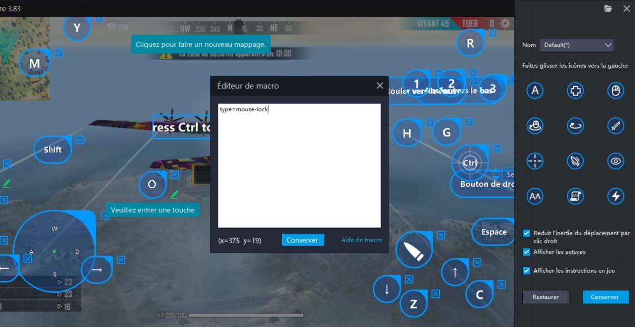 Présentation de la macro clavier-LDPlayer